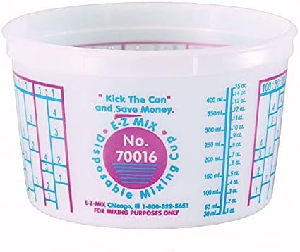 Amazon.com: E-Z MIX 70016 1 Pint Cup, 100 Pack : Health & Household