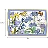 Amazon.com: Michel Design Works Decoupage Wooden Tray, Iris, 20 by 13-3 ...