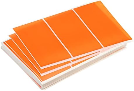 sourcing map Colored Rectangle Stickers, 200 Labels Color Code Sticker ...