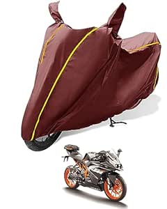 Auto Hub Waterproof Bike Cover Compatible with KTM RC 200, Coated ...
