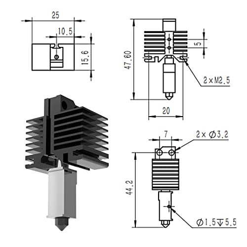 Snapklik.com : IdeaFormer-3D Up To 500C Upgraded For Bambu Lab Hotend ...