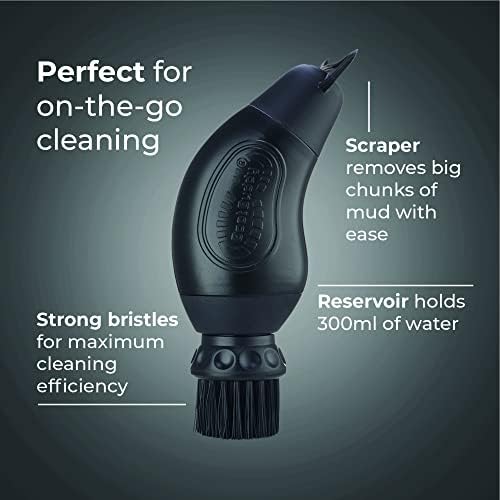 Boot Buddy 2.0 Shoe Cleaner & Boot Brush With Towel (Black ...