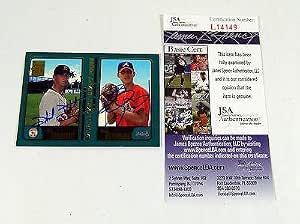 2001 Topps Adam Wainwright/Phil Dumatrait Signed Card #355 2 Autos ...