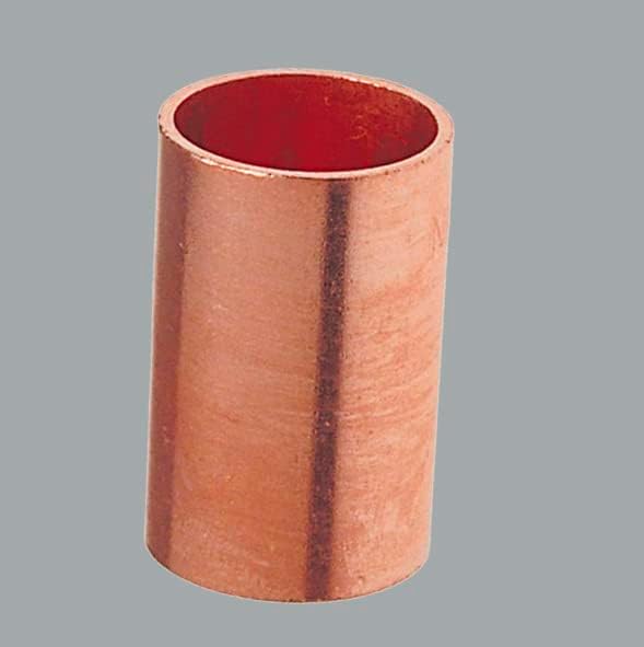 Amazon.com: 2" x 2" Copper Coupling No Stop CxC Sweat Plumbing Fitting ...