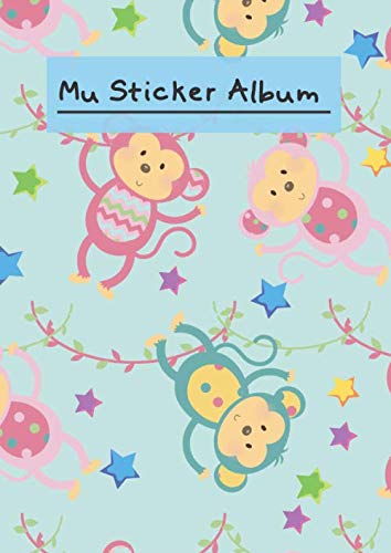 My Sticker Album: Design: Cheeky Silliy Monkeys DIN A4 Format with 40 ...
