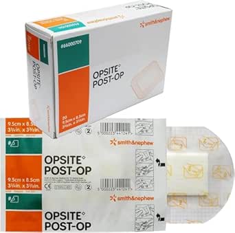 Opsite Post op WaterProof Pad dressing Size - 9.5cm x 8.5cm - 5 PCS ...