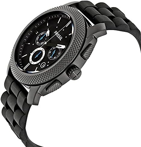 Fossil Mens Watch Machine, 45mm Case Size, Quartz Chronograph Movement ...