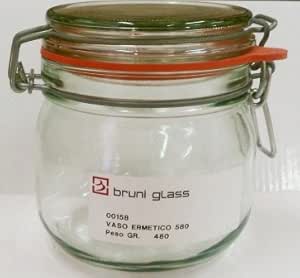 Set of 6 Bruni Glass Bale Jars : Amazon.co.uk: Home & Kitchen