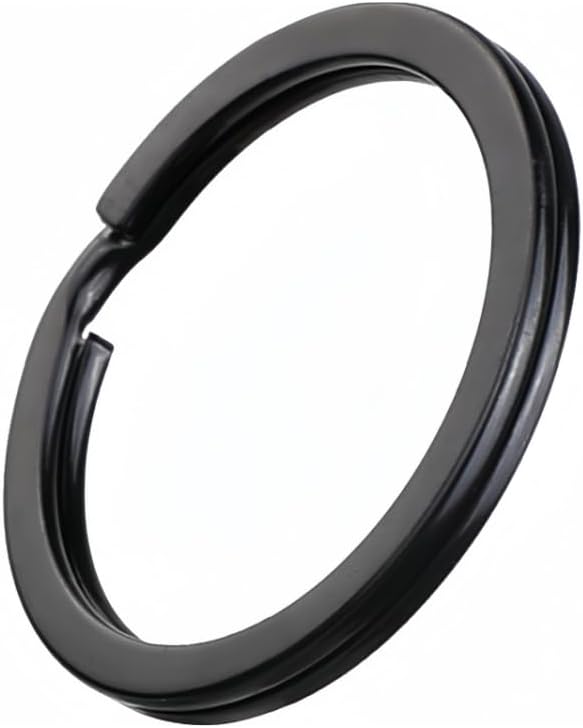 Amazon.com: Idakekiy Flat Key Rings 10 Pieces 1.18 Inch Split Keyrings ...