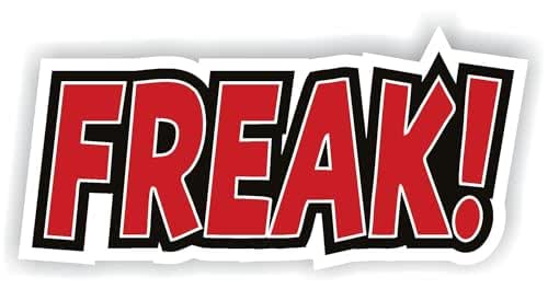 Amazon.com: Freak Red Black White Full Color Decal Sticker Turbo Diesel ...