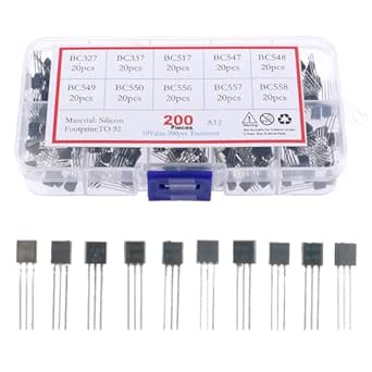 200pcs 10Values TO-92 Transistor Assortment Kit BC327 BC337 BC517 BC547 ...