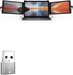 Amazon.com: BoxWave Adapter Compatible with Xebec Tri-Screen - USB-A to ...