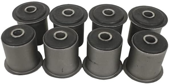 Amazon.com: Metric GM Rear Control Arm Bushings 8 Pack Rubber Trailing ...