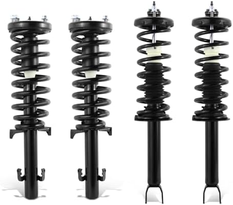 Amazon.com: Auto Dynasty Pair of Front Coil Spring Shock Strut Mount ...