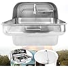 RV Sink, Portable Stainless Steel Folding Wash Basin, Collapsible ...