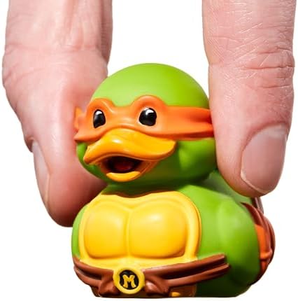 Amazon.com: TUBBZ Mini Michelangelo Collectible Vinyl Rubber Duck ...