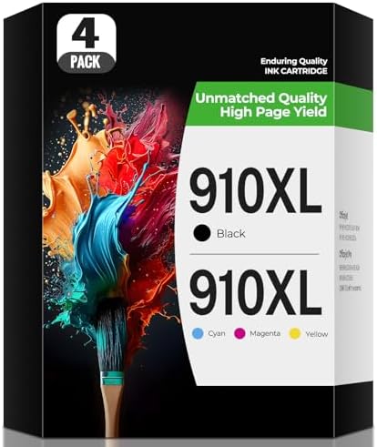 Amazon.com: 910 Ink Cartridges OfficeJet Pro 8025e 8035e 8035 Ink ...