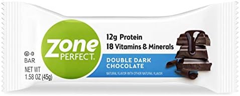 Amazon.com: ZonePerfect Protein Bars, Double Dark Chocolate, High ...