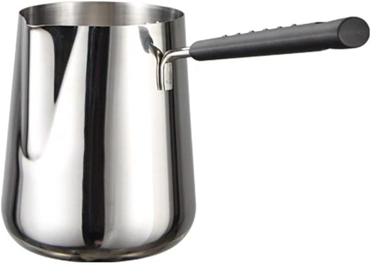 Elvaesther Milk Warmer Pot, Stainless Steel Butter Warmer with Pouring ...