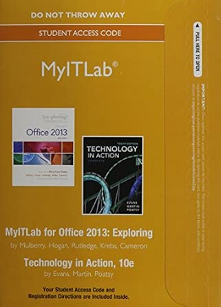 New Myitlab - Access Card - For Exploring with Technology in Action ...