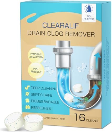 Amazon.com: Drain Clog Remover and Cleaner, 16 Pack, Unscented ...