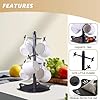 Amazon.com: Ouseen Coffee Mug Holder for Countertop, Cup Holder with 6 ...