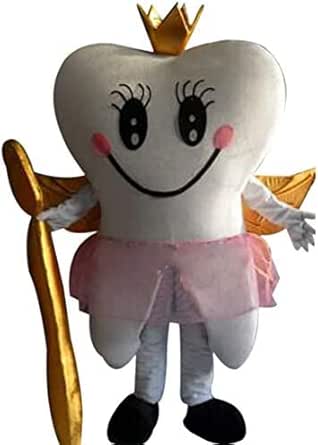 Amazon.com: GALAON Adults Halloween Tooth Queen Mascot Costume Party ...