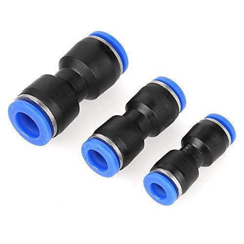 Push Fitting，Pneumatic Straight Push Connectors 30 pcs Quick Release ...