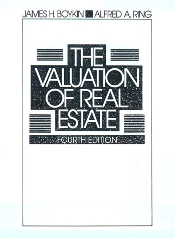 Amazon.com: The Valuation of Real Estate: 9780139484315: Boykin, James ...
