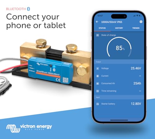Snapklik.com : Victron Energy SmartShunt IP65 1000 Amp Battery Monitor