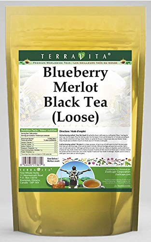 Amazon.com : Blueberry Merlot Black Tea (Loose) (4 oz, ZIN: 541871 ...