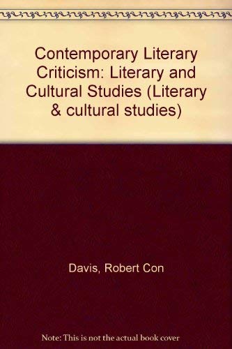 Buy Contemporary Literary Criticism: Literary and Cultural Studies ...