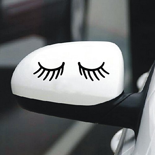 stickerbuy Vinyl Eyebrow,Mirror, Car, Windows, Creative,Sticker (Pair ...