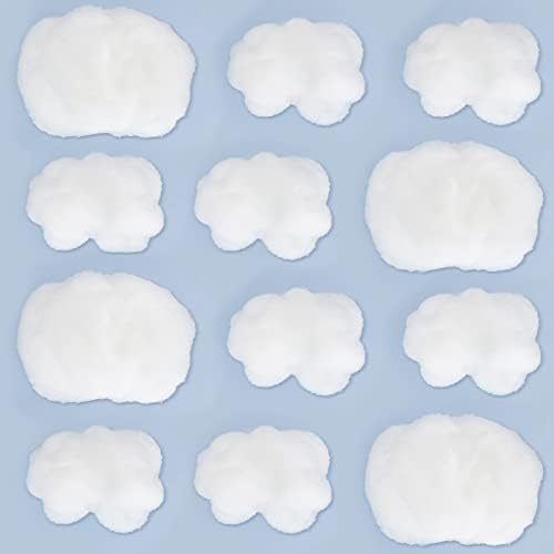 Amazon.com: KODORIA Artificial Cloud Props Imitation Cotton 3D Cloud ...