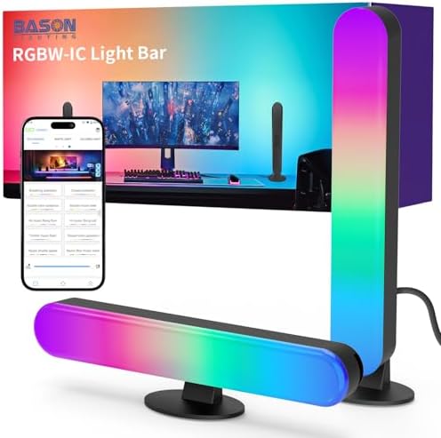 Amazon.com: MICTUL LED Light Bar, Music Sync RGB Light Bar, USB Ambient ...