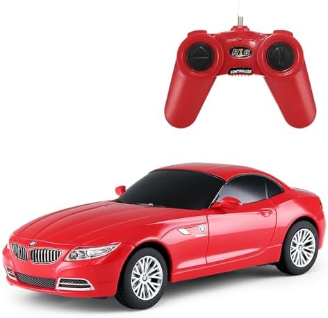 Amazon.com: RASTAR BMW Toy Car, 1:24 BMW Z4 Roadster Remote Control R/C ...