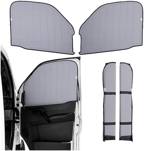 Living in a Bubble Insulated Blackout Front Window Covers for Mercedes ...