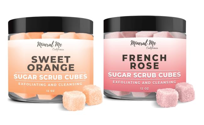 Amazon.com : Body Scrub Exfoliator - 12oz SWEET Orange, French Rose ...
