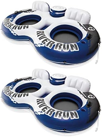 Amazon.com: Intex River Run II Inflatable Double Rider Inntertube with ...