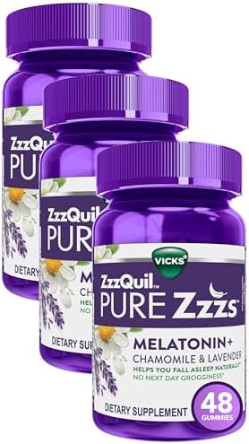 Amazon.com: ZzzQuil Pure Zzzs, Melatonin Sleep Aid Gummies with ...