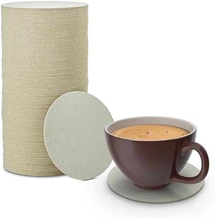 Amazon.com: Customized Disposable Paper Coasters - 4" Round - Drink ...