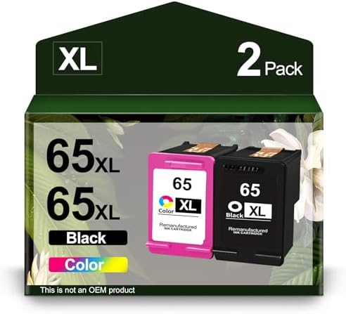 Amazon.com: XL 65 XXL Ink cartridges Black/Color Combo Pack High Yield ...