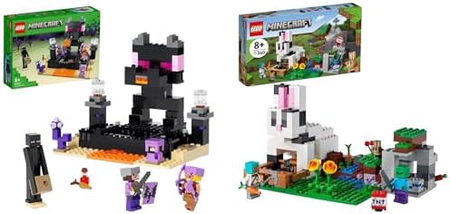 LEGO Minecraft The Rabbit Ranch 21181 Building Kit (340 Pieces ...