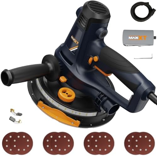 MAXXT 810W Handheld Drywall Sander, Electric Sander for Walls,Rough and ...