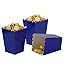 Navy Blue Popcorn Boxes Mini Paper Popcorn Box Cardboard Popcorn ...