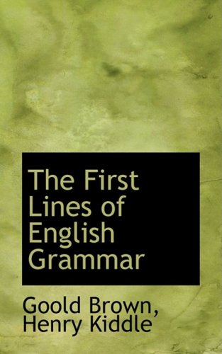 Amazon.in: Buy The First Lines of English Grammar Book Online at Low ...