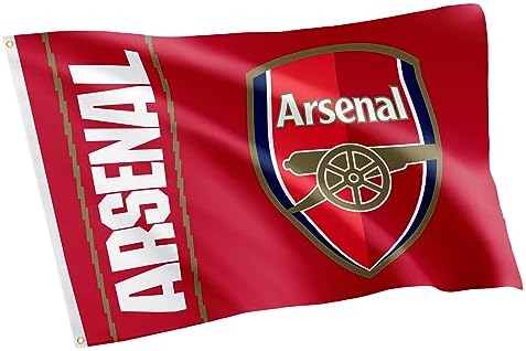 Amazon.com: Arsenal F.C. Flag CC, 5ft x 3ft : Sports & Outdoors