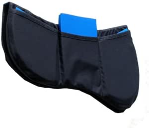 Prolite Tri-Pad Adjustable Saddle Pad,One Size,Black : Amazon.co.uk ...