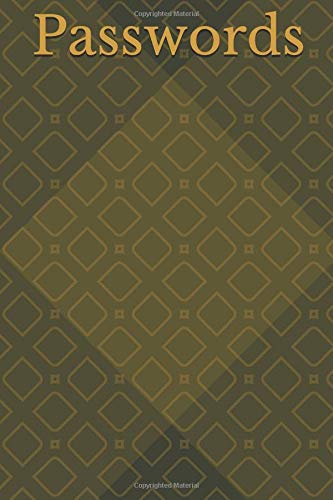 Passwords: Password Organizer / Passwork Journal - 4x6 inches: Rudenko ...