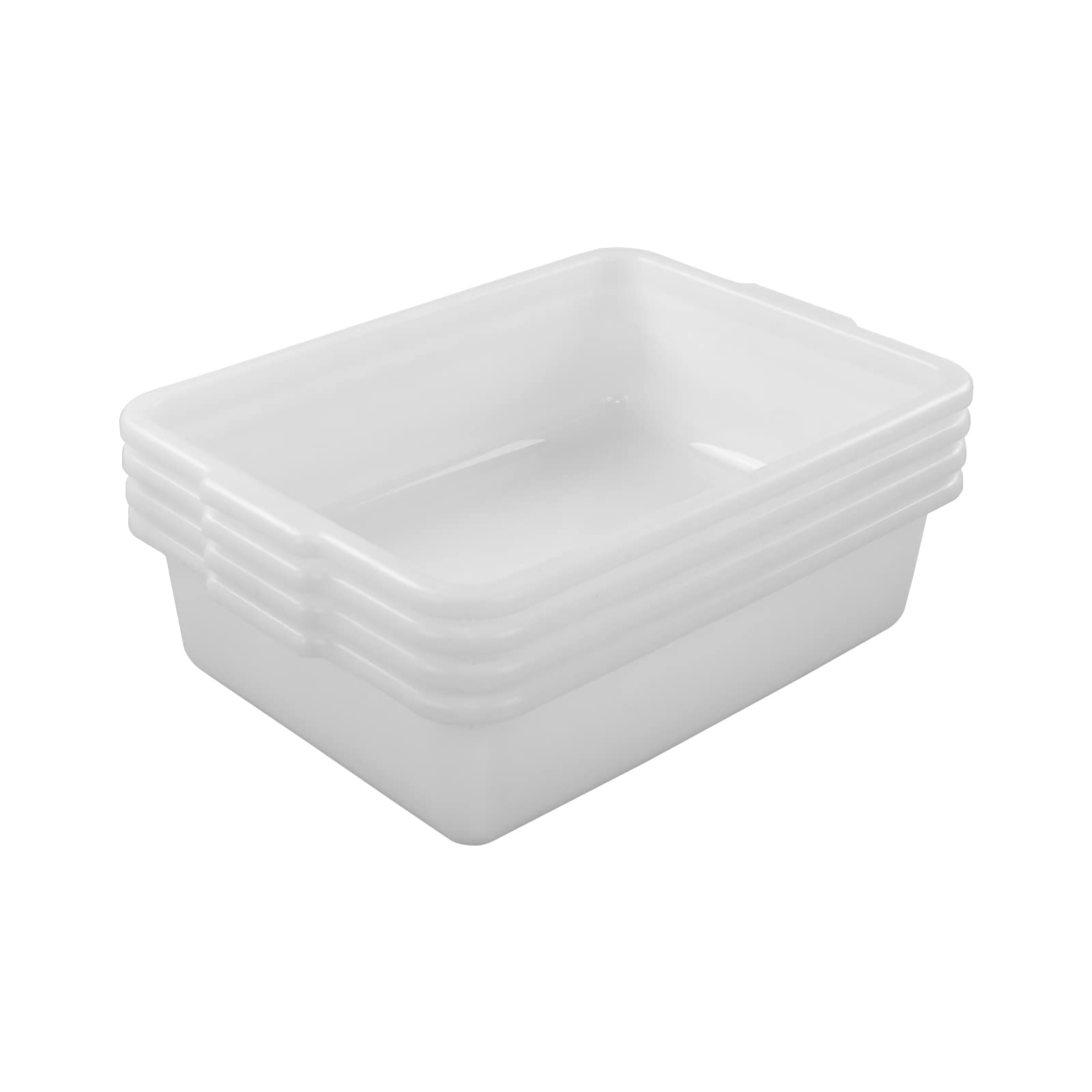 Amazon.com: Xowine 32 L Plastic Rectangle Large Bus Box, White Large ...